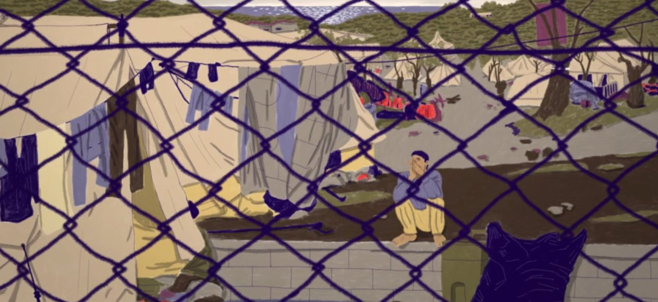 A reminder of the difficult situation of refugees in the world: a short ...